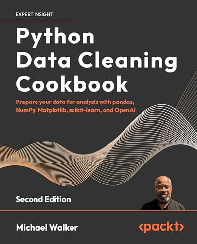 Pre-Owned Python Data Cleaning Cookbook: Prepare your data for analysis with pandas, NumPy ...