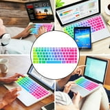 Monyance keyboard skin Universal Gradient Laptop Keyboard Cover ...