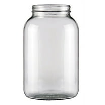 Home Brew Ohio Wide Mouth One Gallon Glass Jar with Lid-Set of 2 ...