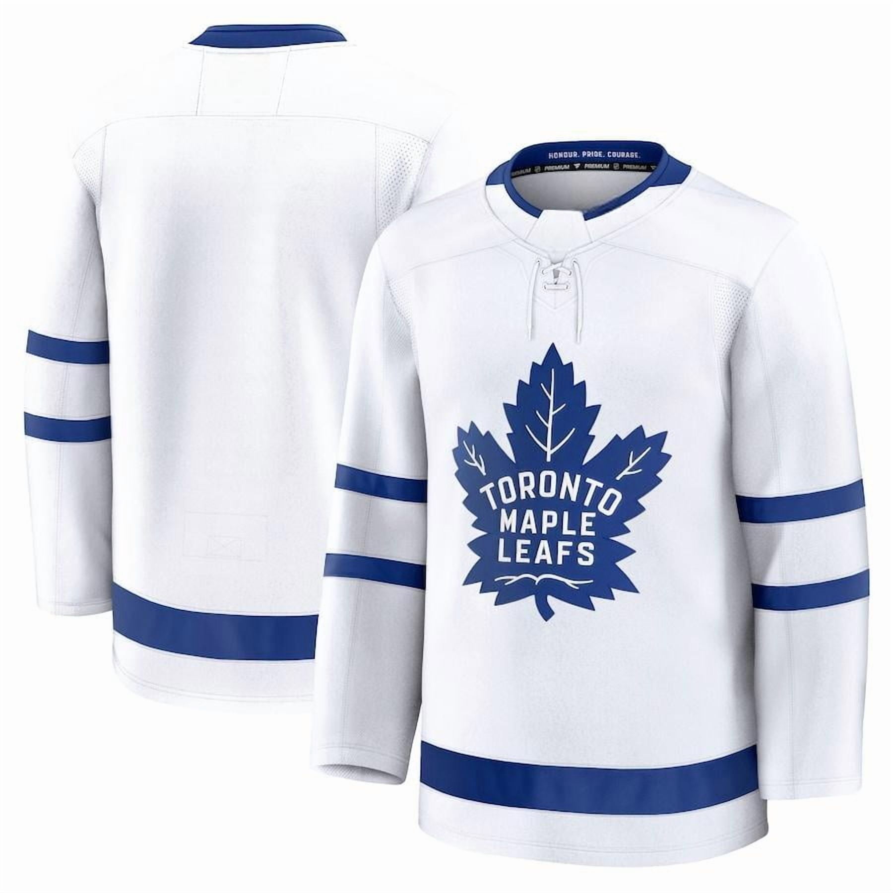 Men'S Hockey Jersey Toronto Maple Leafs White #No Number Fan Jersey ...