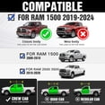 RONGTUO Crew Cab Running Boards for 2009-2018 Ram 1500, 2019-2024 1500 ...