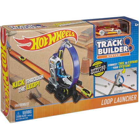 Hot Wheels® Track Builder Loop Launcher Trackset - Walmart.com