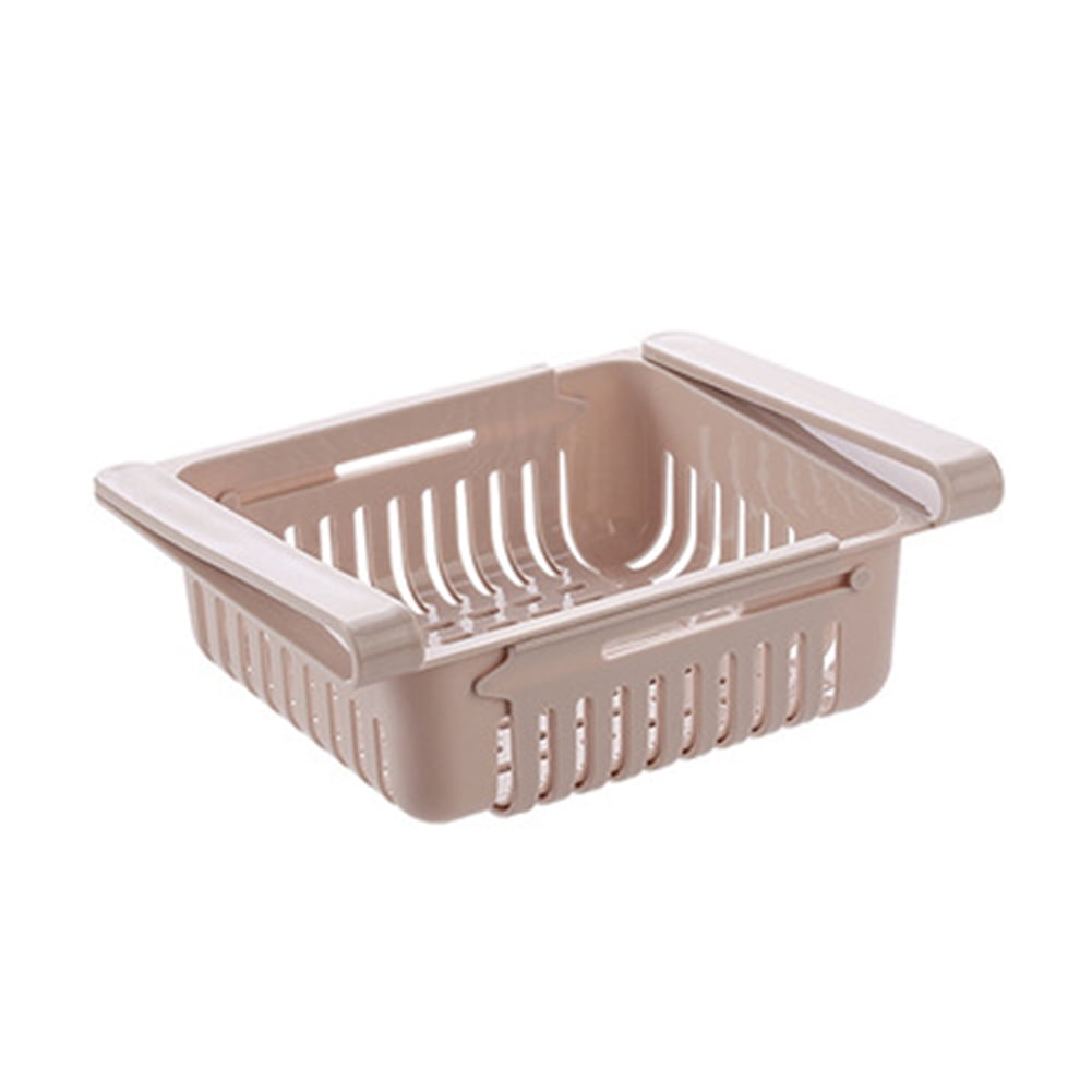 SSBSM Retractable Kitchen Fridge Organizer Slide Under Shelf Drawer Box ...