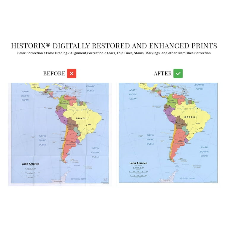 Printable Map Of Latin America Labeled