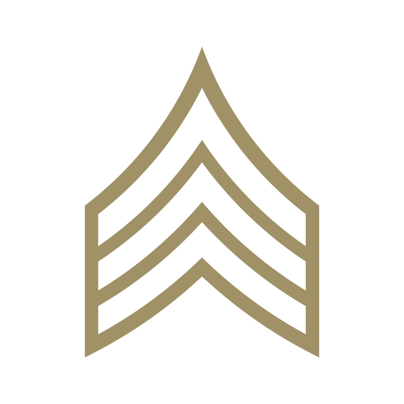 E-5 Sergeant Rank Sticker Decal Die Cut - Self Adhesive Vinyl ...