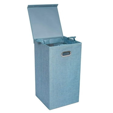 BirdRock Home Single Linen Laundry Hamper with Lid and Removable Liner ...