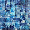 Bahamas Light Blue Mix Glass Tile Pool Tile and Wall Tile and Deco 12in ...