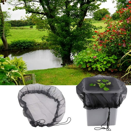 2 Pieces Rain Barrels Mesh Cover Netting Screen with Outdoor Backyard ...