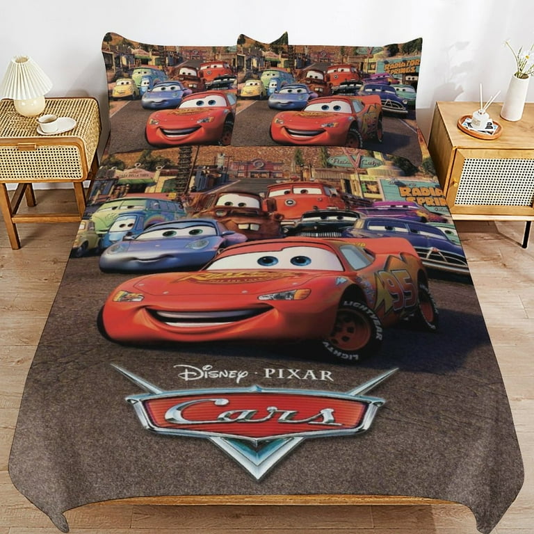Cars Bed Set From Walmart Disney Cars 4 Piece Toddler Bedding Set For