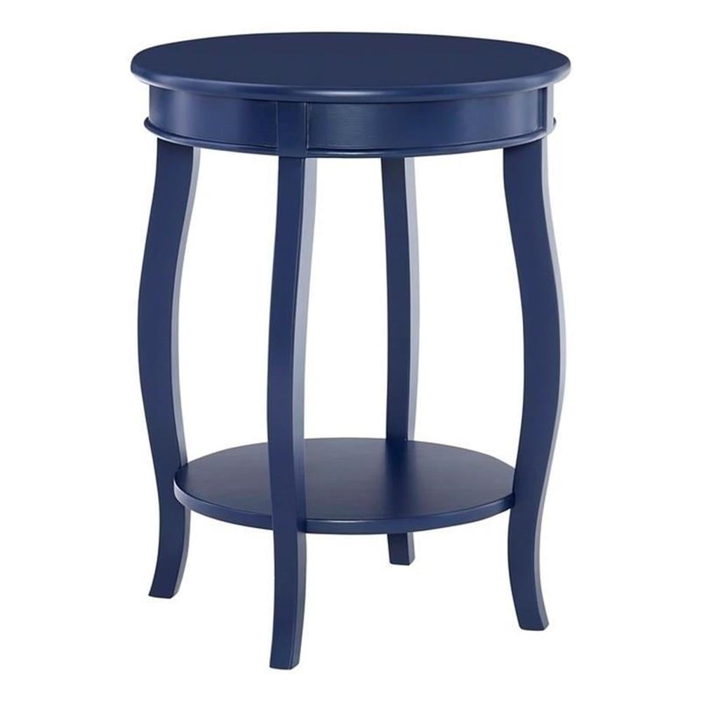 Click here for Linon Wren 18.5 Round Accent Side Table With Shelf... prices
