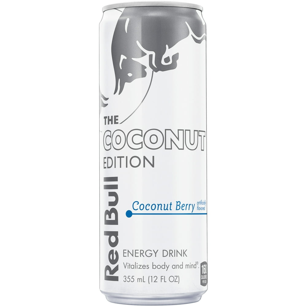 (1 Can) Red Bull Energy Drink, Coconut Berry, 12 Fl Oz, Coconut Edition ...