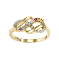 Keepsake Personalized Family Story Birthstone Mother's Ring - Walmart.com