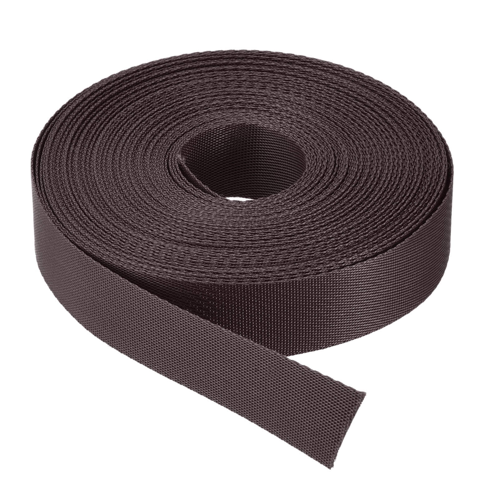 Flat Nylon Webbing Strap 1 Inch 15 Yards Khaki for Backpack, Luggage ...