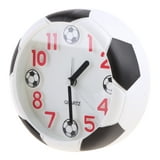ROCKROK for Creative 3D Football Sport Alarm Clock Analog Digital Clock ...