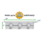 LaBrinx Designs Suction Cup Shelf - Live Plants, Windows, and Bathrooms ...