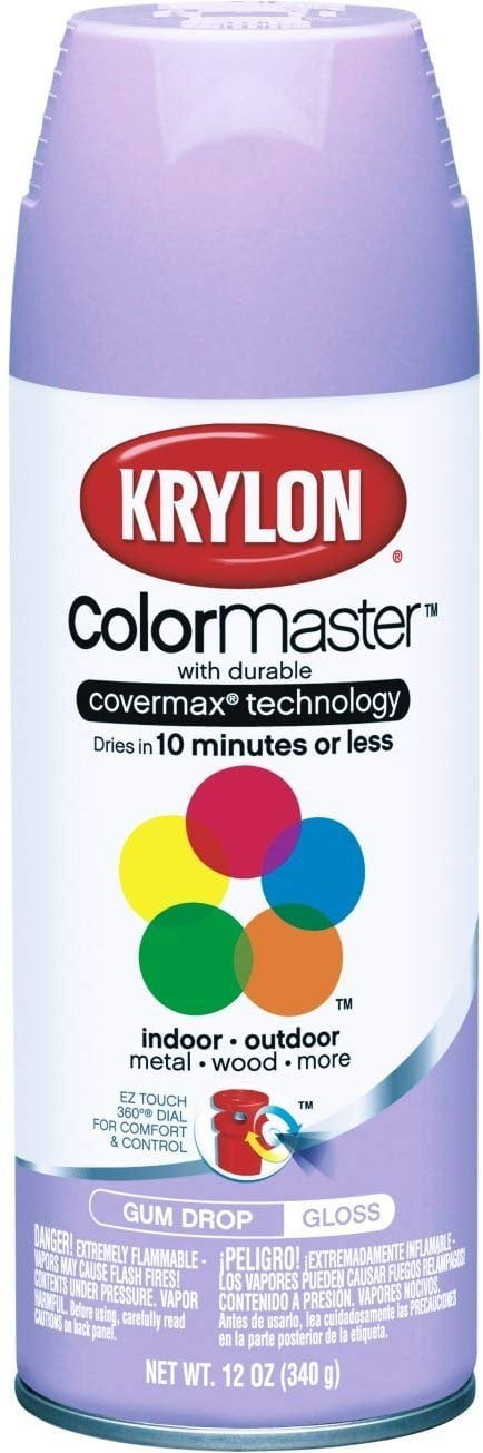 12 Oz Gum Drop Indoor and Outdoor Spray Paint Gloss [Set of 6 ...
