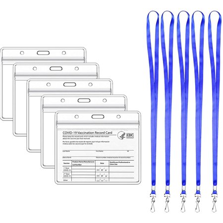 Covid Vaccination Card Holder,CDC Vaccination Card Protector 4 X 3 ...