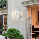 "16.85"" Outside Entry Door Light, Wall Mount Porch Lighting, White ...