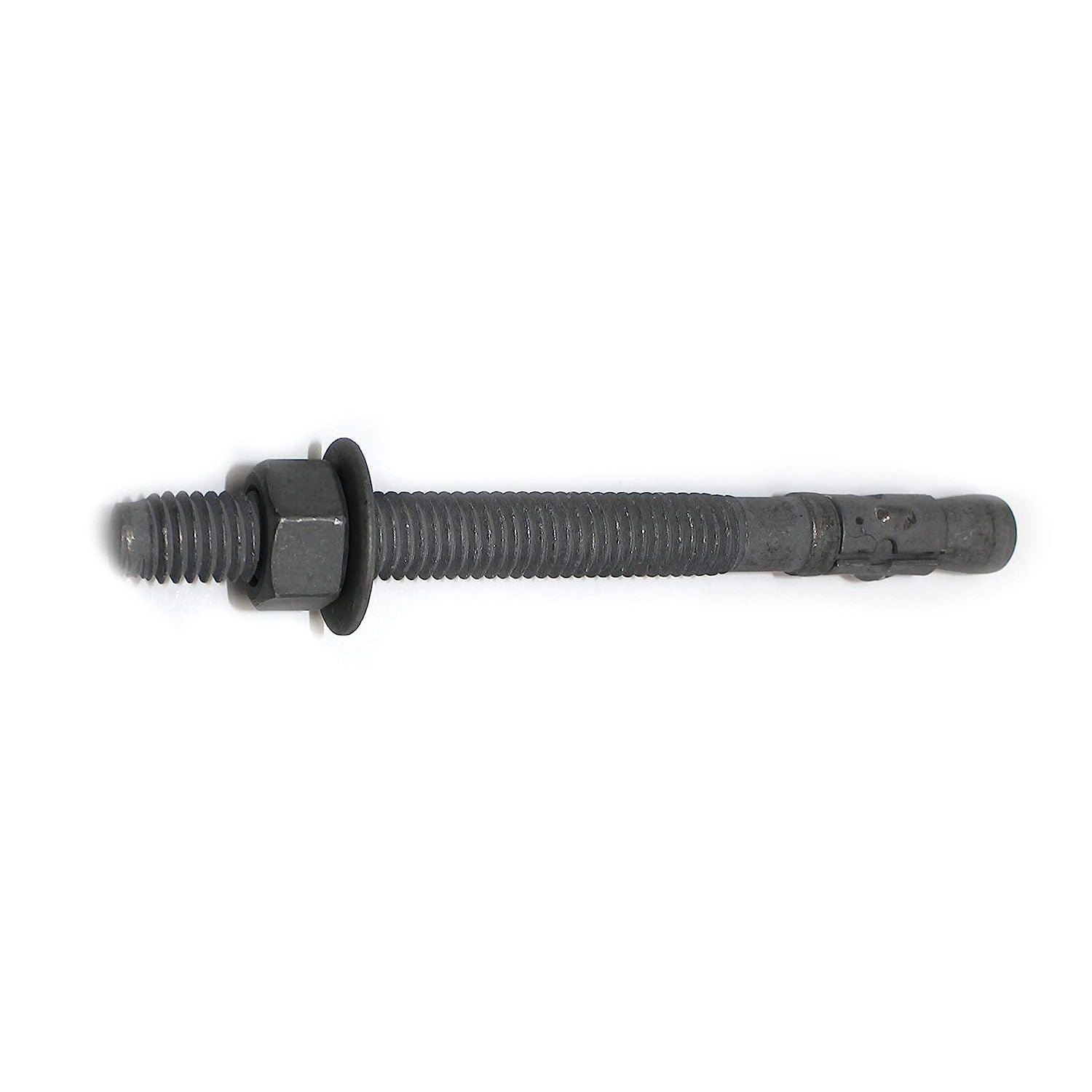 Bilot 1/2" x 5-1/2" Wedge Anchor Galvanized (Package of 10) - Walmart.com