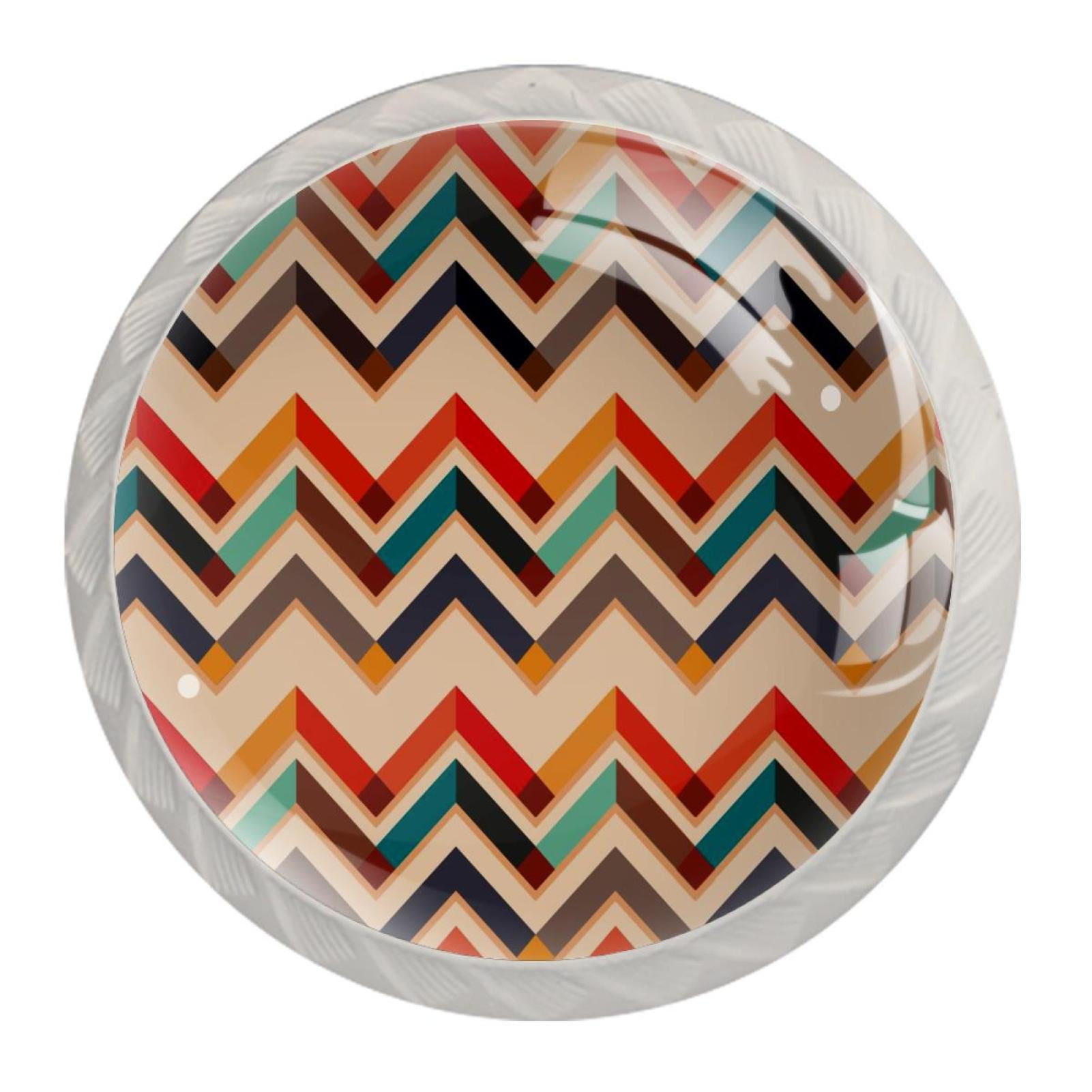 4 Pcs Colorful Texture Knobs for Kitchen Cabinet Cupboard Dresser ...