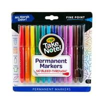 Crayola Take Note Permanent Markers, 8 Count Assorted Colors - Walmart.com