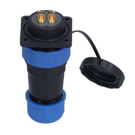 Gupbes Waterproof Connector Square 4 Holes IP68 Aviation Power Socket ...