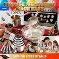 10 Stainless Steel Measuring Spoons, Measuring Cups, Coffee Baking ...