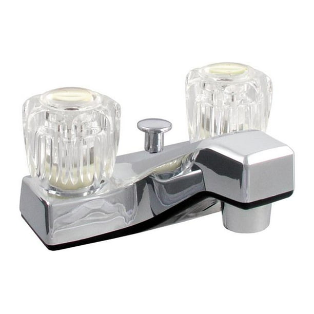 LDR 012 4105CP-WS Chrome Acrylic Dual Handle Lavatory Faucet - Walmart.ca