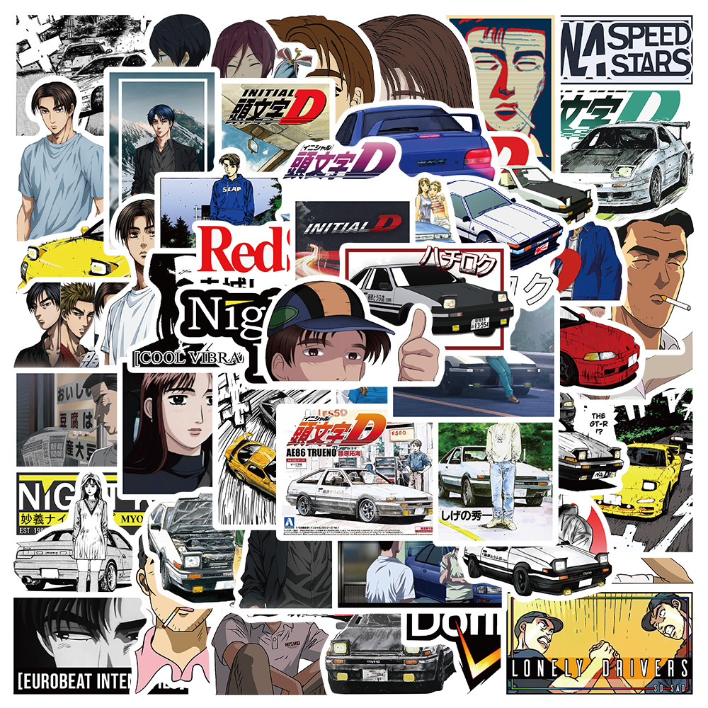 Initial D What Sticker