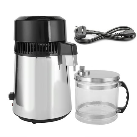 4L Stainless Steel Countertop Pure Water Distiller Distillation ...