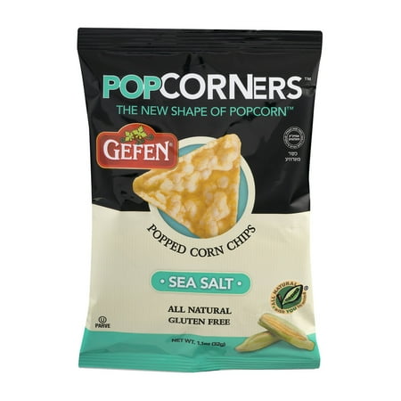 Gefen Pop Corners Popped Corn Chips Sea Salt, 1.1 OZ - Walmart.com