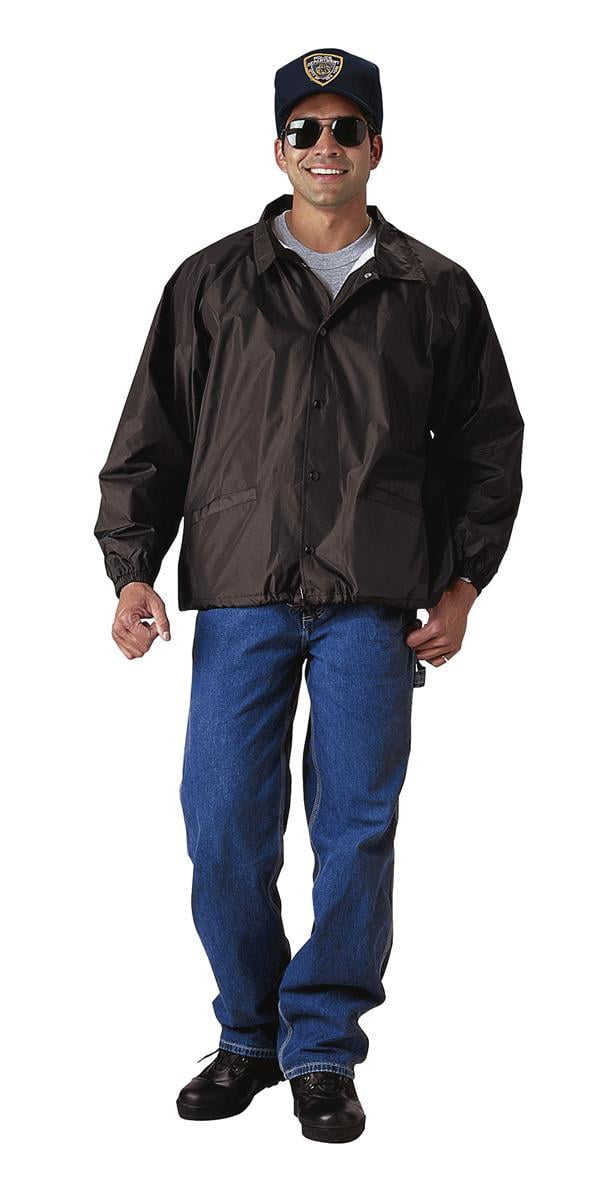 Black Imprintable Law Enforcement Coaches Jacket - Walmart.com