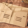 Kraft Paper Notebook Accessory Organizer, Passport Size, Pocket Pen ...