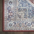 Nourison Vintage Home Bohemian Red Blue 5' x 7' Area Rug (5x7 ...