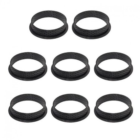 Perforated Plastic Pie Ring, 8pcs / Set, Non Sticky Mold, Cutting Rings ...