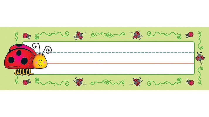 Ladybugs Nameplates - Walmart.com