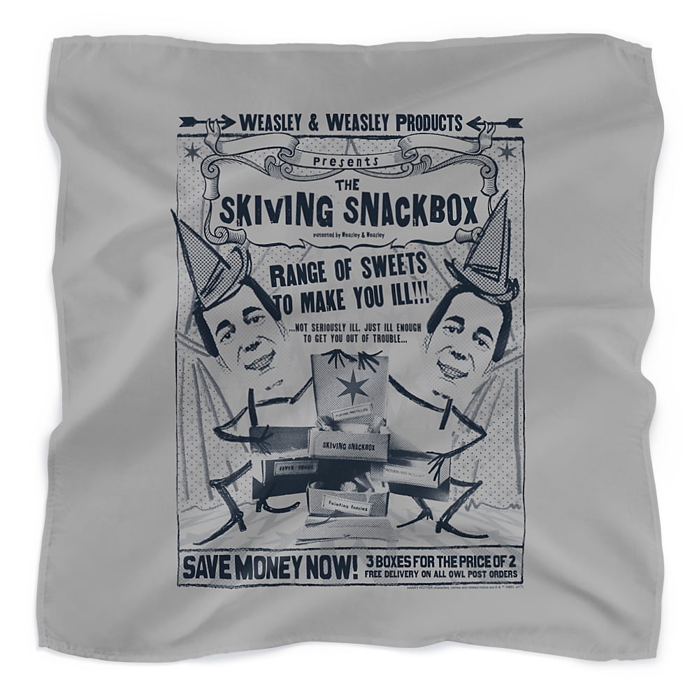 Harry Potter Skiving Snackbox Bandana (21 in x 21 in) - Walmart.com