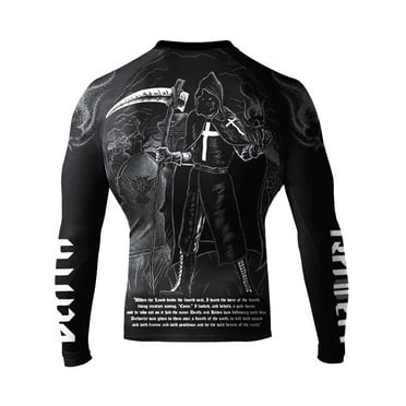 Raven Fightwear Men's The Oni of Rashoumon BJJ Jiu Jitsu Rash Guard MMA ...