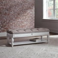 Magnolia Manor White Bed Bench - Walmart.com