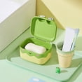 BIBABLYKE Portable Soap Dish with Drainages Holes for Bathroom Kitchen ...