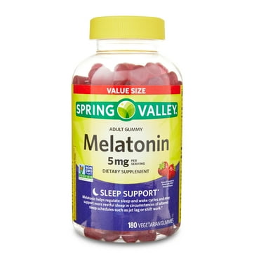 Spring Valley Melatonin Tablets Dietary Supplement Value Size, 5 mg ...