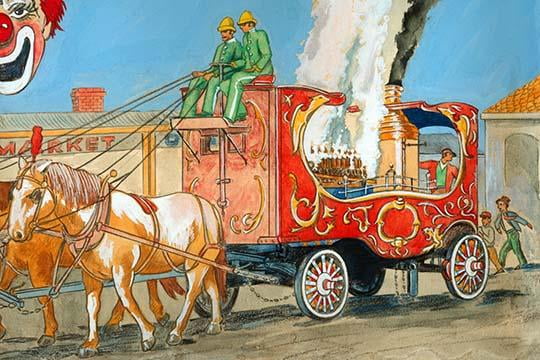 Steam Calliope-Fine Art Canvas Print (20" x 30") - Walmart.com