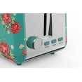 The Pioneer Woman Vintage Floral Green 2 Slice Toaster - Walmart.com