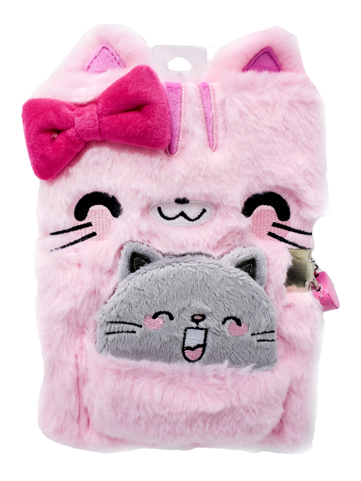 Buy Claire s Girls Cat Plush Lock Diary Lock With 2 Keys And Mini Notebook Cute Gift 75652 buy-claire-s-girls-cat-plush-lock-diary-lock-with-2-keys-and-mini-notebook-cute-gift-75652