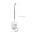 BESTYASH White Hanging Metal Candle Holder for Tea Light Decorative ...