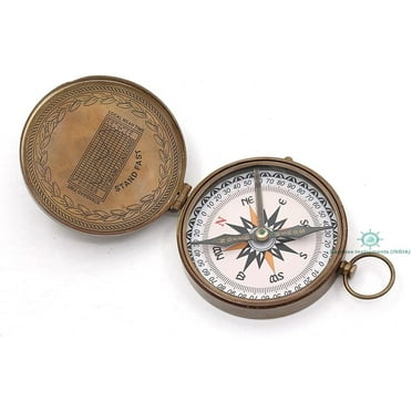 Allen Company Pocket Compass with Lid, Orange - Walmart.com