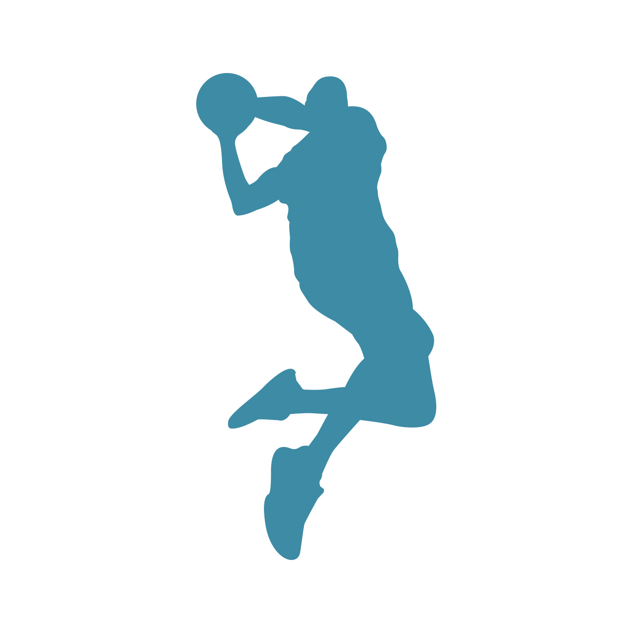 Mens Basketball Sticker Decal Die Cut - Self Adhesive Vinyl ...