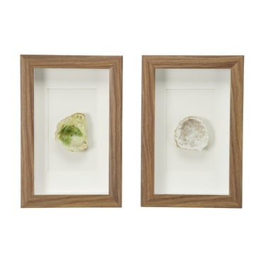 20 x 20 in. Rock of Luck & Happiness Shadowbox Under Glass Framed Art ...