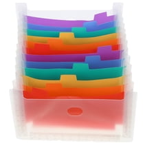 CIMAXIC Office Workers File Folder Organizer Multi Color PVC Document ...