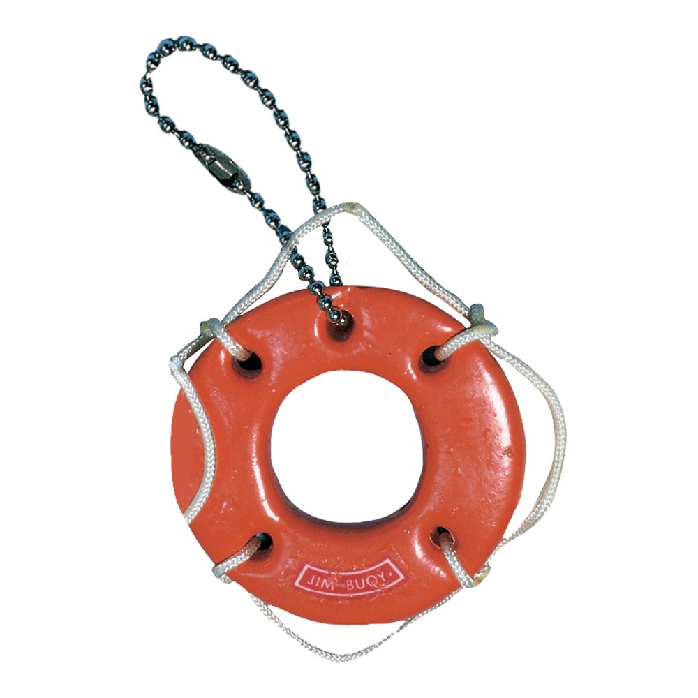 Jim-Buoy - Jim-Buoy 87 Floating Life Ring Key Chain - White - Walmart ...
